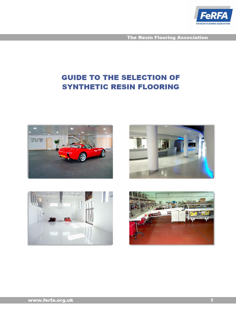 Resin Flooring Selection Guide | PDF | Flooring | Coating