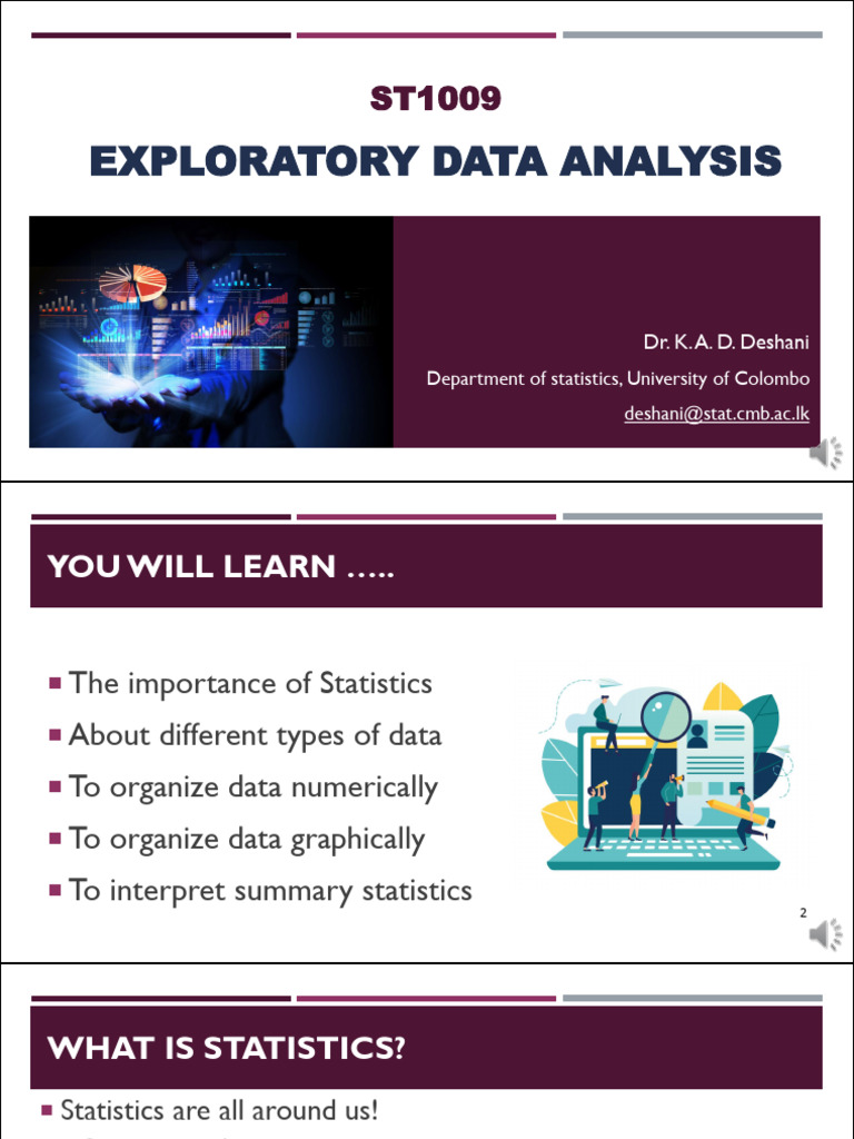 ST1009 - Week 1 | PDF | Level Of Measurement | Categorical Variable