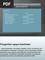 Upaya Kesehatan: Promotif, Preventif, Kuratif, Rehabilitatif | PDF