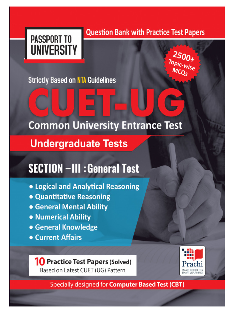 NTA CUET UG General Test Section 3 Question Bank With 10 Practice | PDF ...