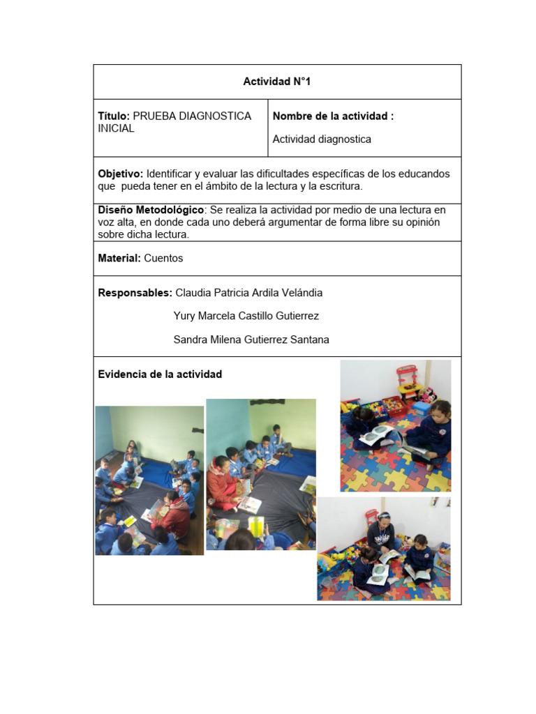 Evidencias Del Proyecto | PDF | Comprensión lectora | Fábula