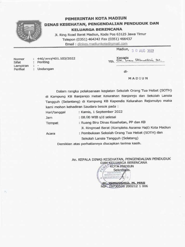 Scan Surat 31 Agsdt | PDF