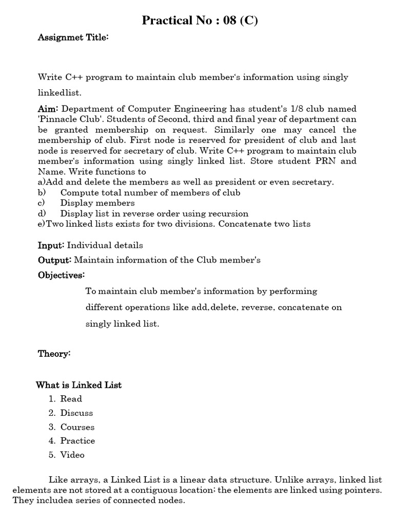 1c Theory Pdf Pointer Computer Programming Algorithms And Data Structures