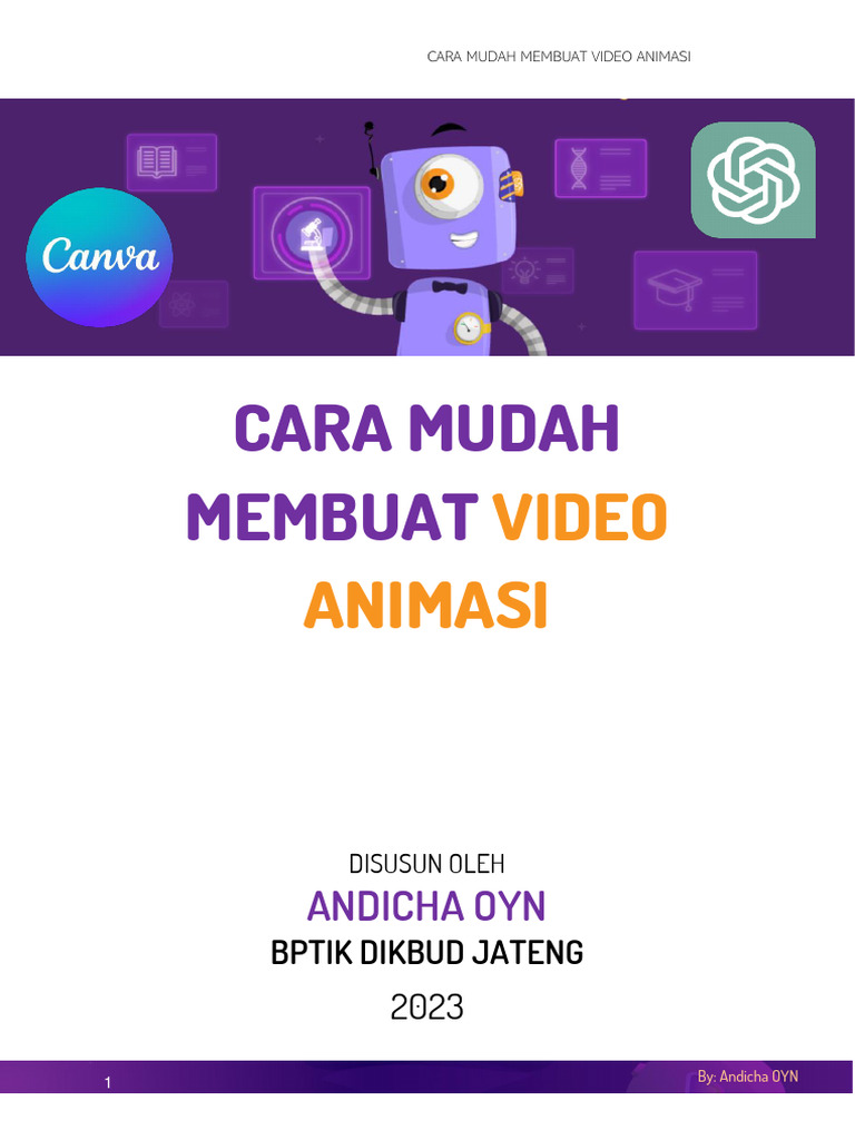 Panduan Membuat Video Animasi Mudah | PDF