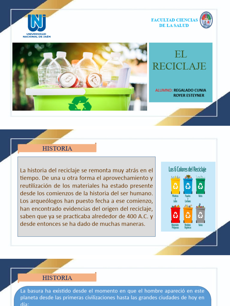 RECICLAJE | PDF | Reciclaje | Residuos