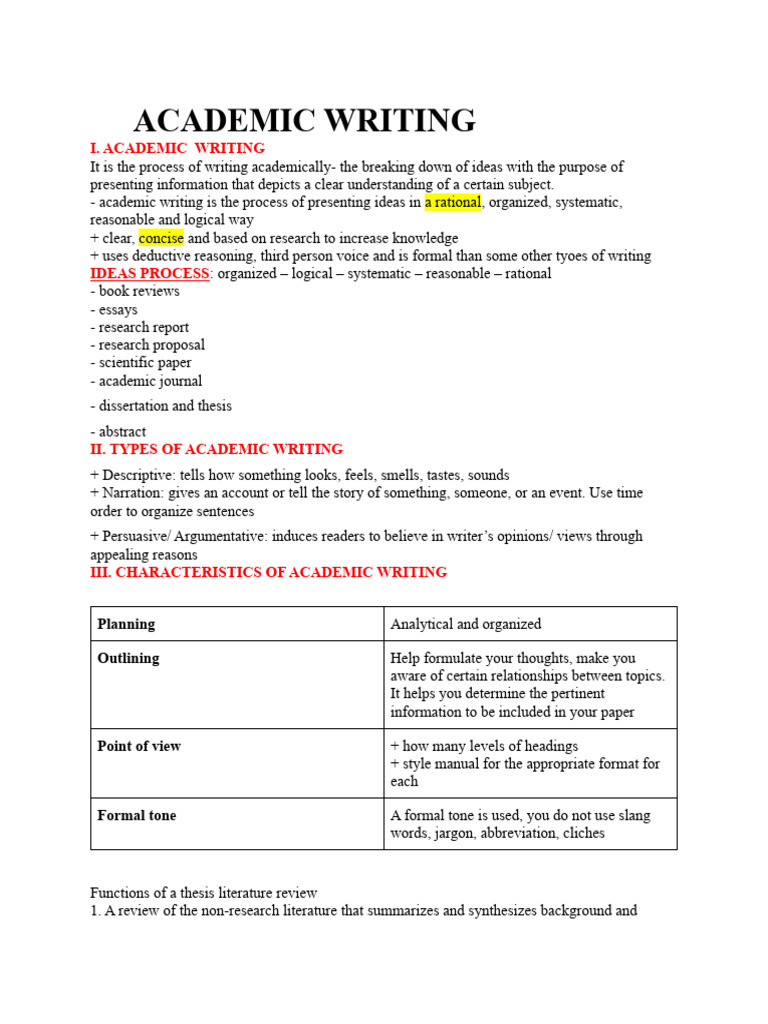 Academic Writing | PDF | Reason | Rationality