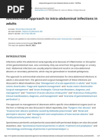 IDSA 2024 Guidelines on Intra-abdominal Infections | PDF | Medical ...