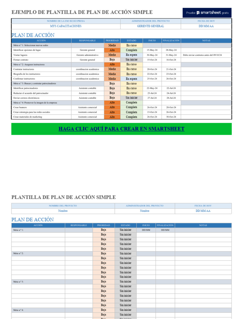 IC-Simple-Action-Plan-Example-8595_ES | PDF
