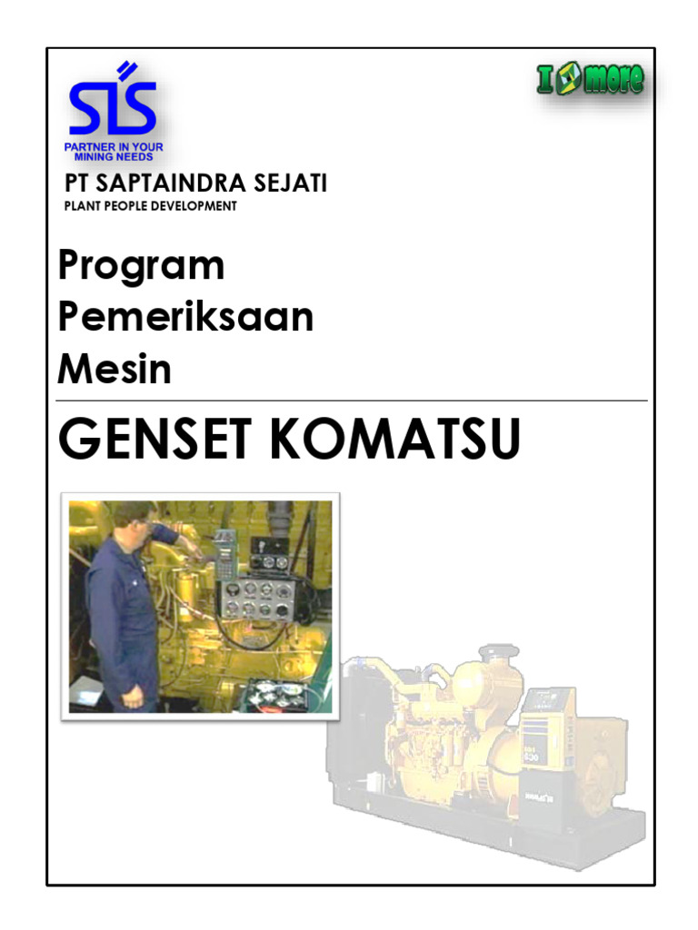 Buku PPM Genset Komatsu | PDF | Teknologi & Rekayasa