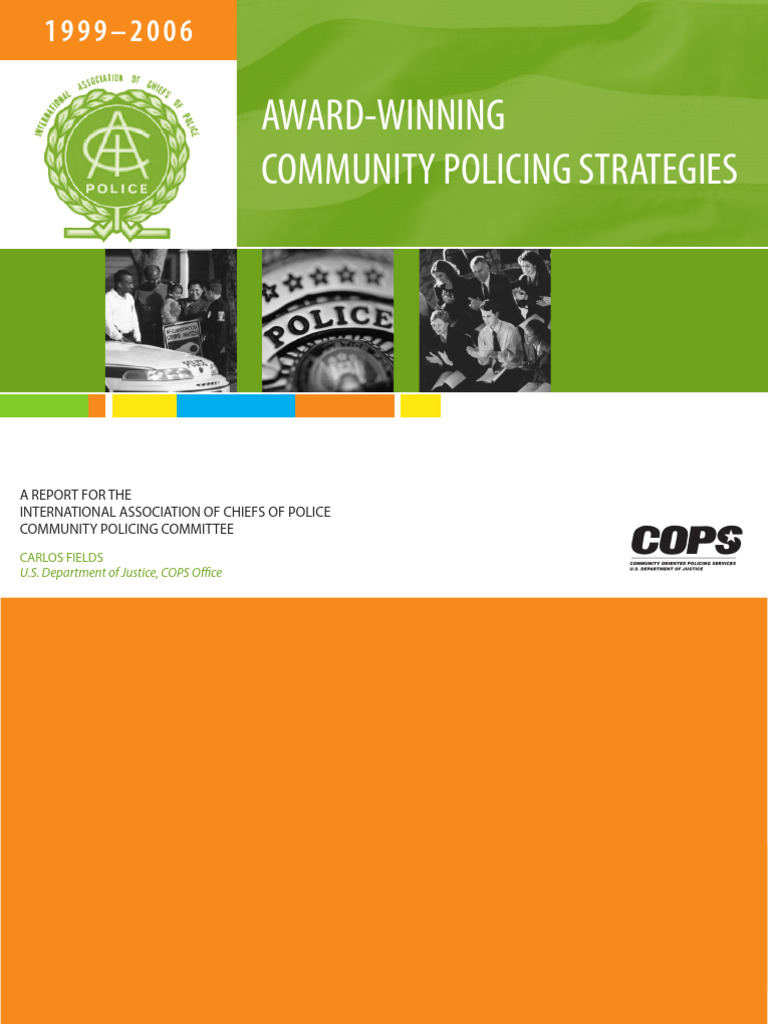 Award-Winning Community Policing Strategies | PDF | Public Law ...
