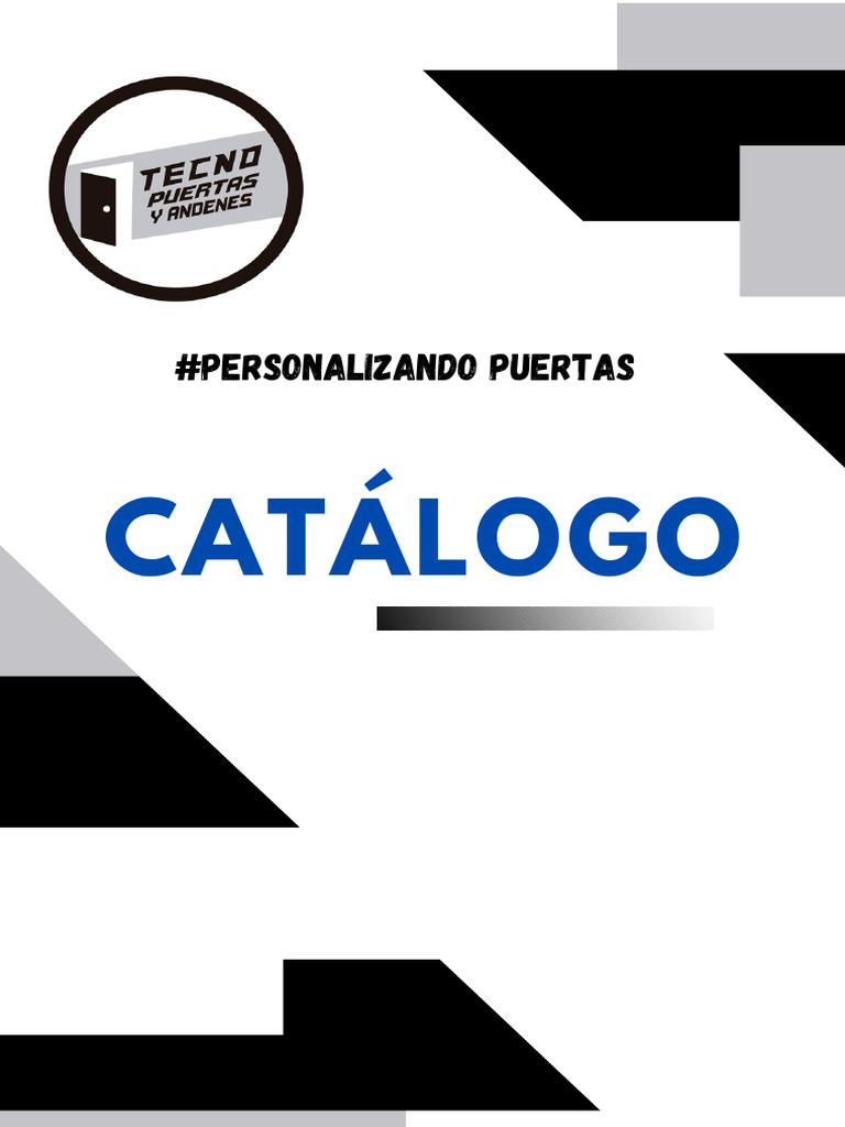 Catalogo Tecno Puertas y Andenes 2024 | PDF | Cortina | Aluminio