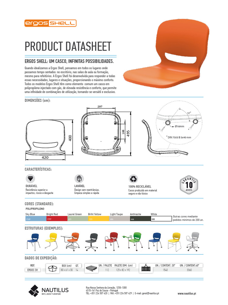Ergos Shell Datasheet | PDF