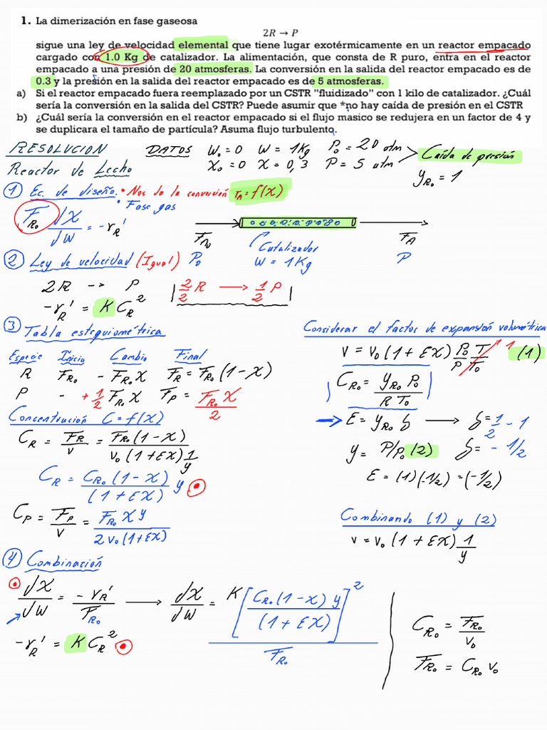 Practica Reactores Limpio | PDF