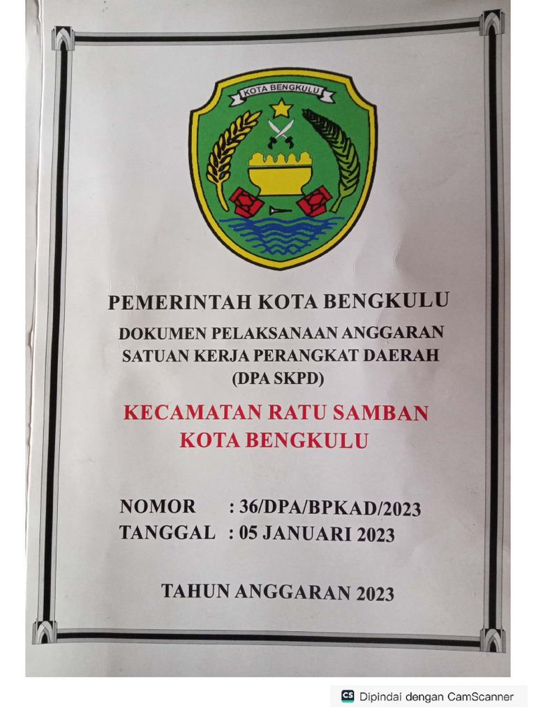 Dpa Kel - Anggut Atas 2023 | PDF