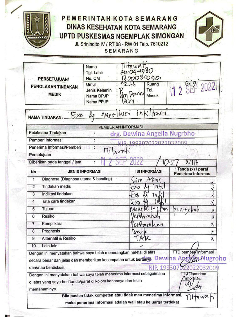3.2.1.6 Inform Consent Gigi | PDF