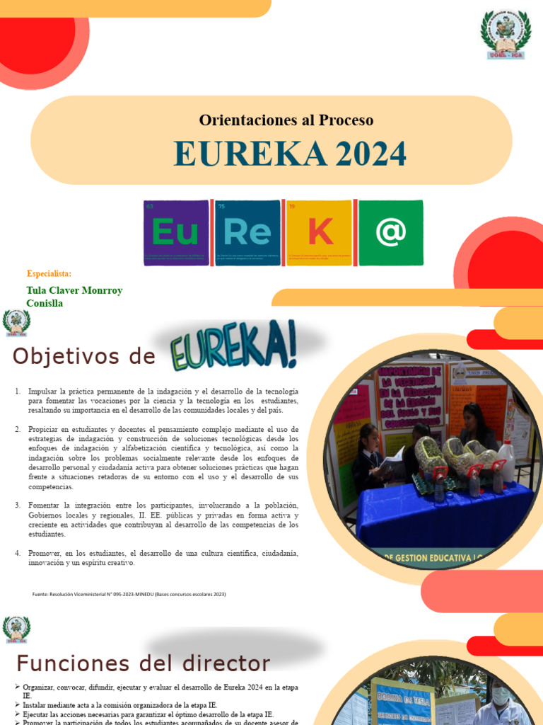Eureka - Orientaciones | Descargar gratis PDF | Diseño | Hipótesis