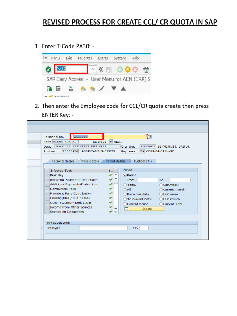 Revised CCL - CR Master Data Create Process | PDF