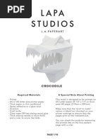 Squidgame Frontman Template Mask Assembli 1 | PDF