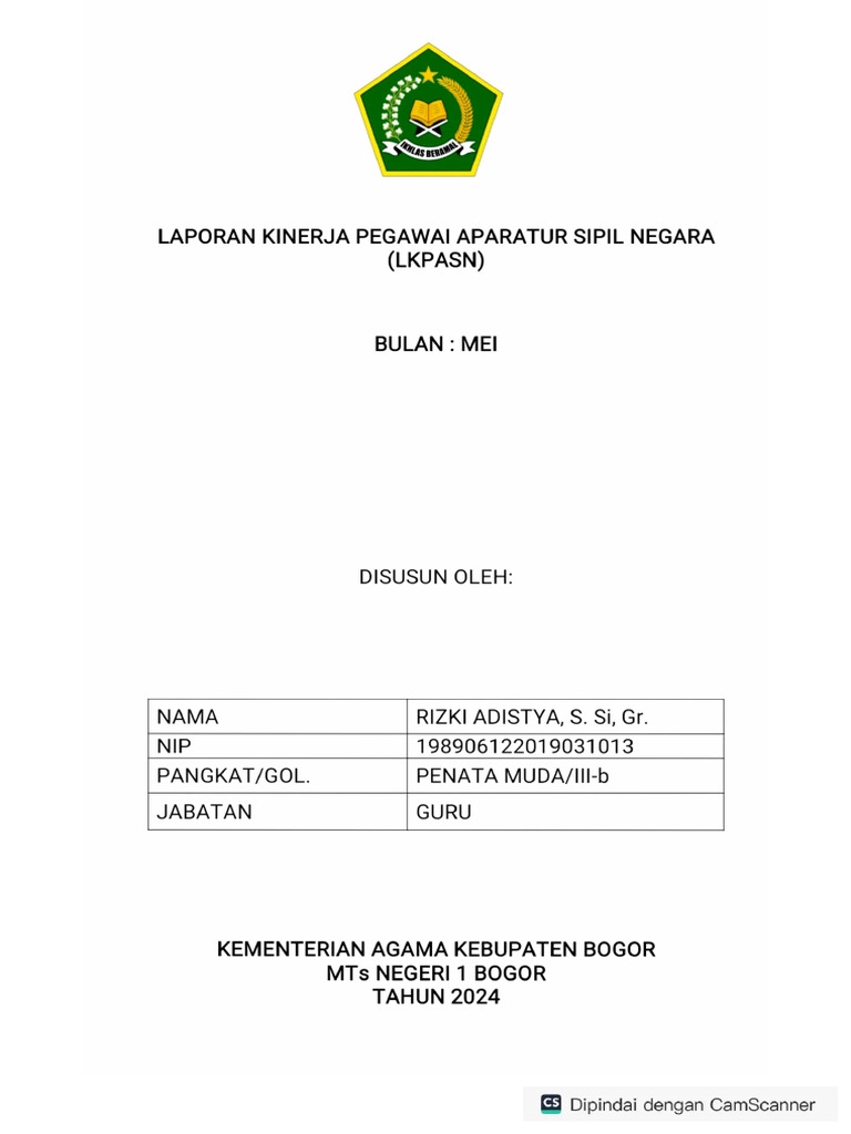 LKP Mei 2024 - Rizki Adistya | PDF