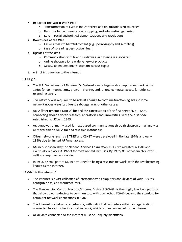 Fundamentals | PDF | Networking | Internet & Web