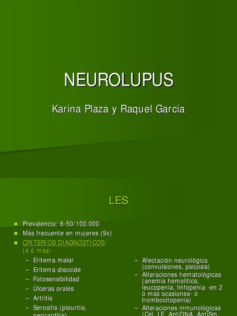 Neurolupus | PDF | Neurología | Enfermedades y trastornos humanos
