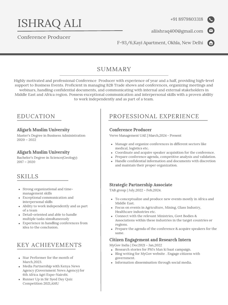 Ishraq's Resume | PDF