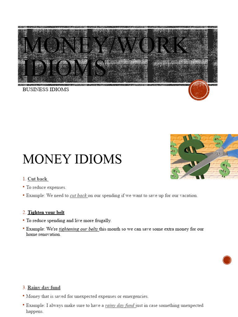 Essential Business and Money Idioms | PDF | Law