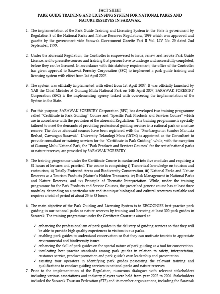 FACT-SHEET-1 | PDF | Conservation Biology