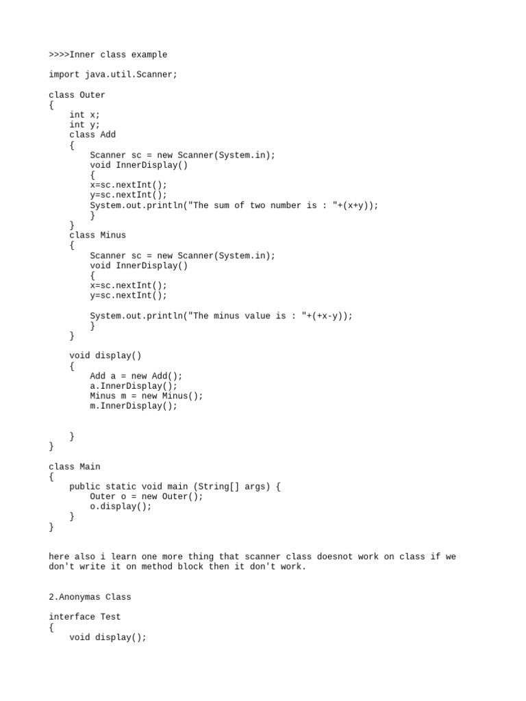 all java code with example | Download Free PDF | Method (Computer ... all java code with example | Download Free PDF | Method (Computer ...