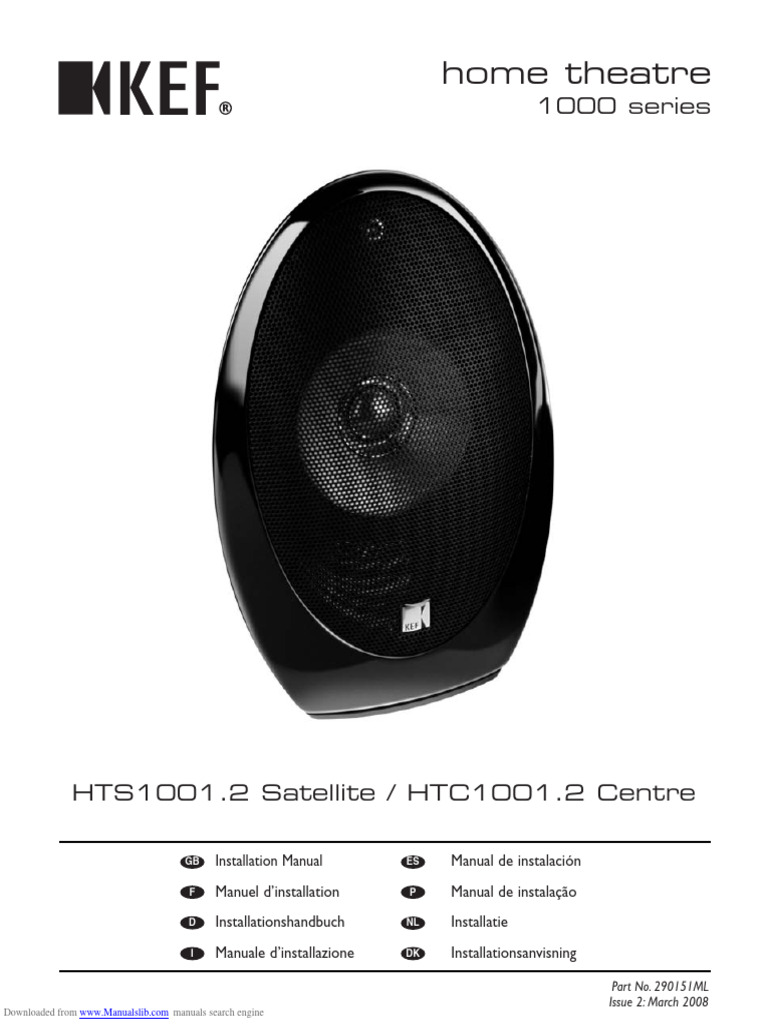 KEF 1000 - Series - kht10052 | PDF