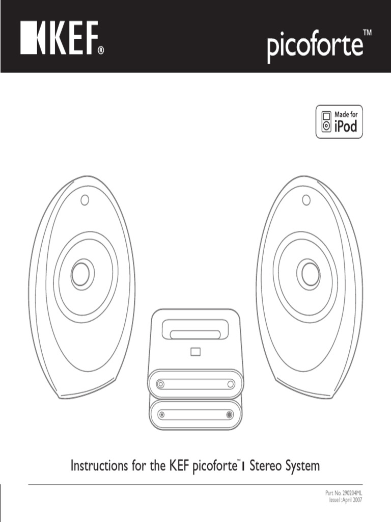 KEF picoforte1_manual-en | PDF | I Pod | Information And Communications Technology