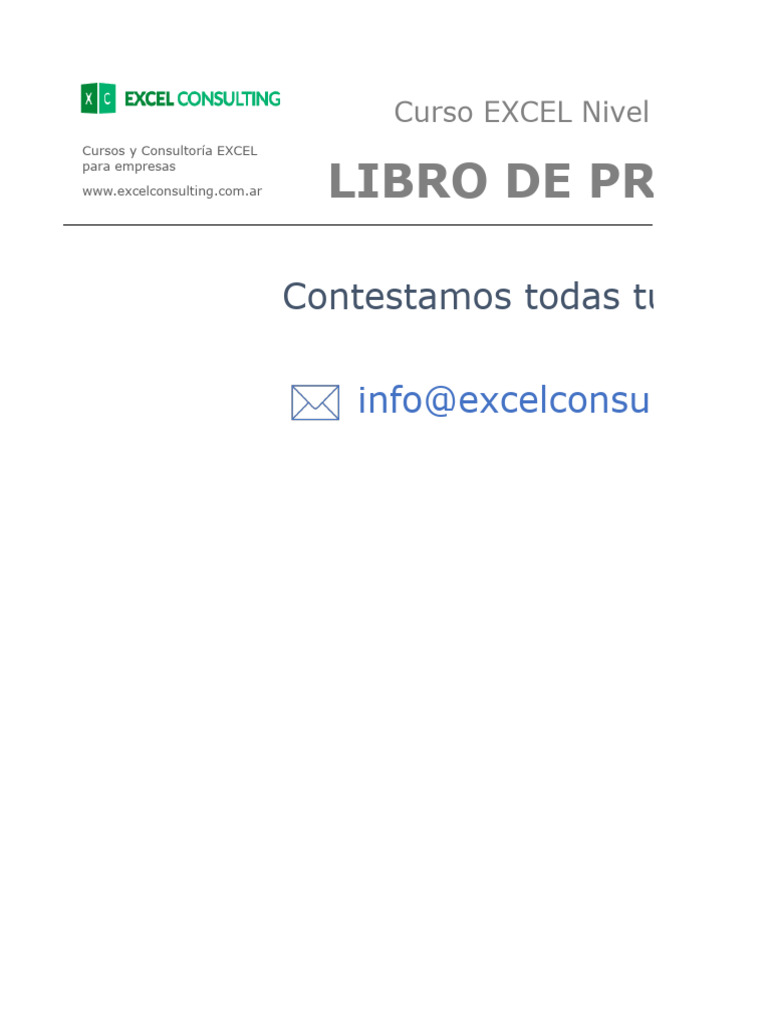 Práctica Curso Excel Intermedio 2022 V 2.1 | PDF | Microsoft Excel | Computación incremental