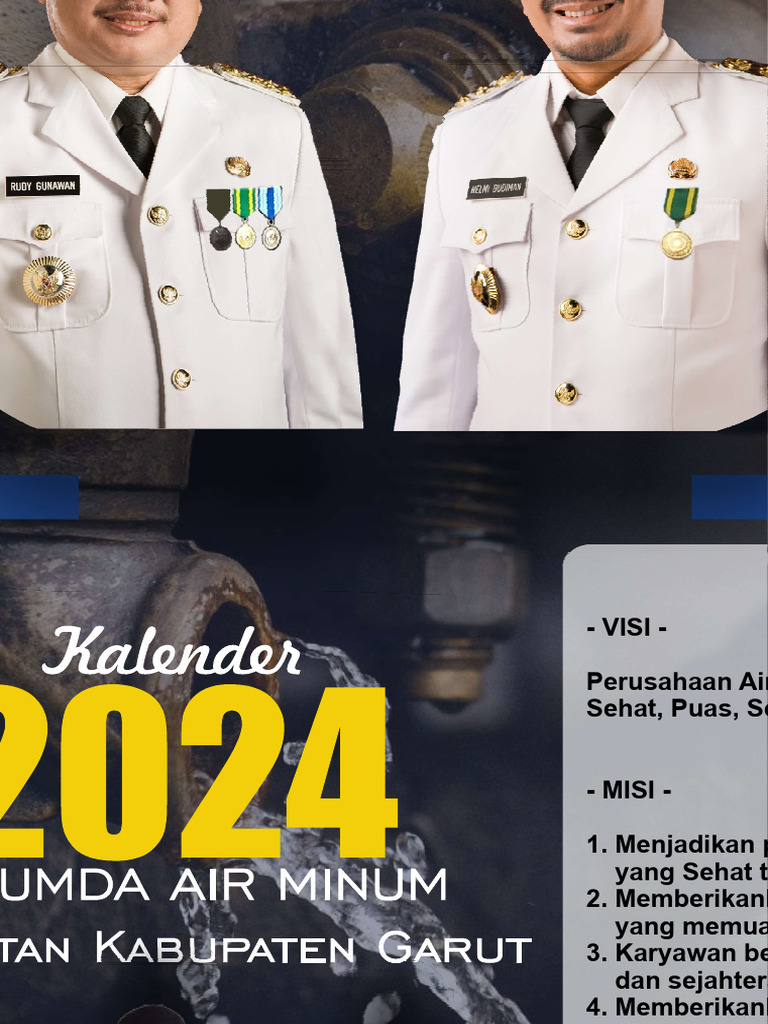 Kalender Pdam Garut 2024 Final | PDF