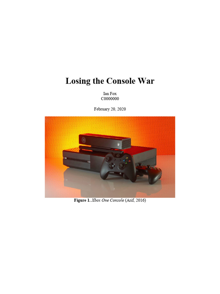 Sample Report (Xbox) | PDF | Xbox | Video Game Consoles