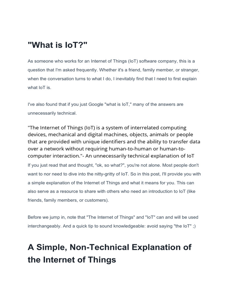 IoT Note 7th Eee | PDF | Internet Of Things | Information