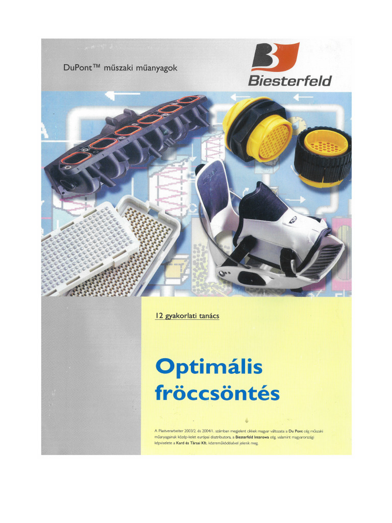 Optimális Fröccsöntés | PDF