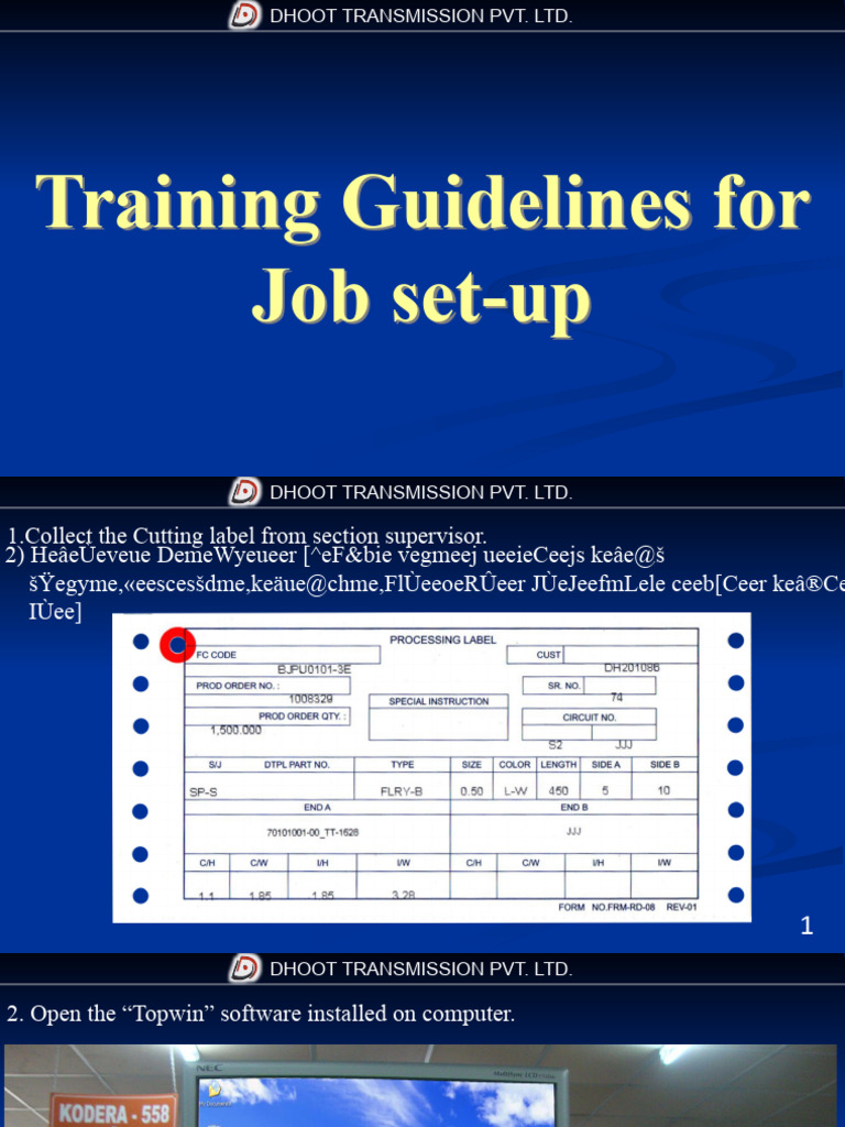 Job Set-Up | PDF | Office Equipment | Computing