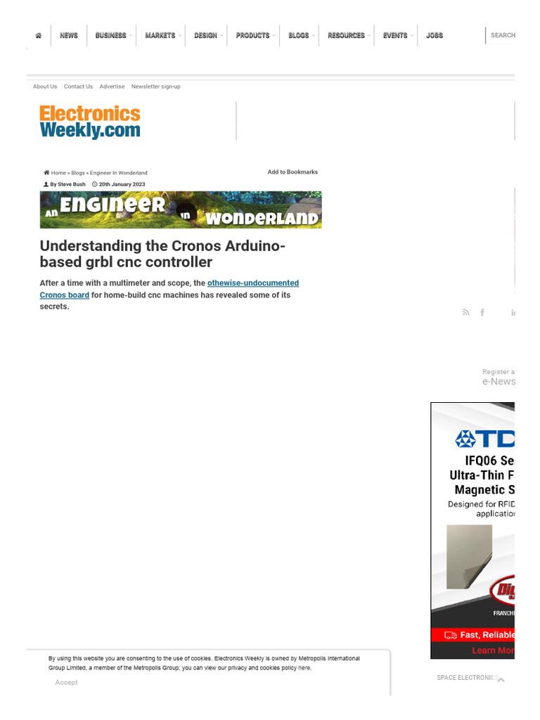 Understanding The Cronos Arduino Based Grbl Cnc Controller Pdf Microcontroller Internet Of