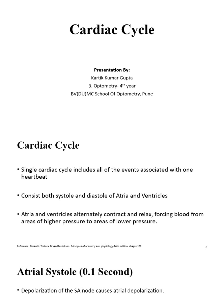 Cardiac Cycle | PDF | Ventricle (Heart) | Diastole