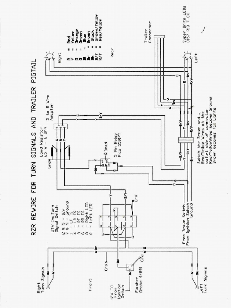 RZR Wiring Schematic | PDF