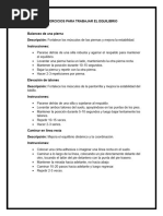 Prueba de Equilibrio Unipodal y TUAG | PDF