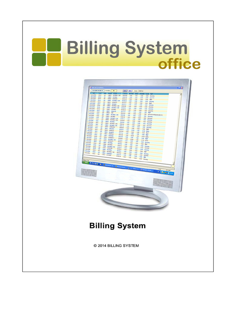 คู่มือการใช้งาน Pabx-BillingSystem-Type A | PDF