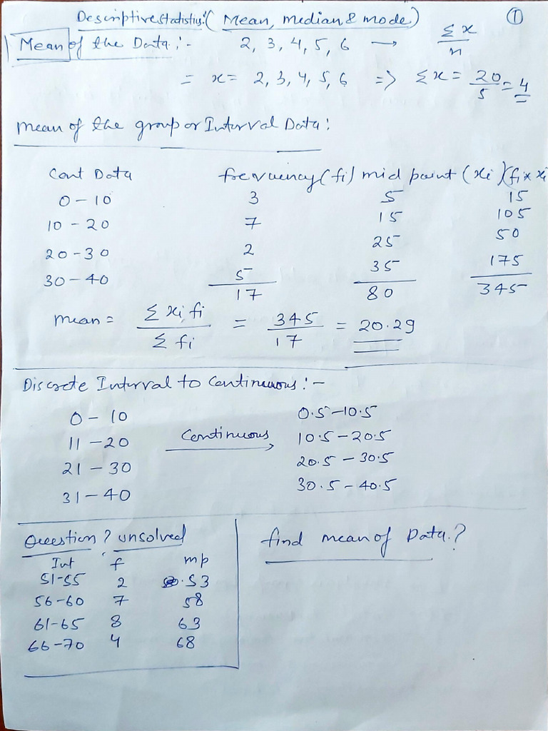 (FDS) Lecture 5-7 | PDF