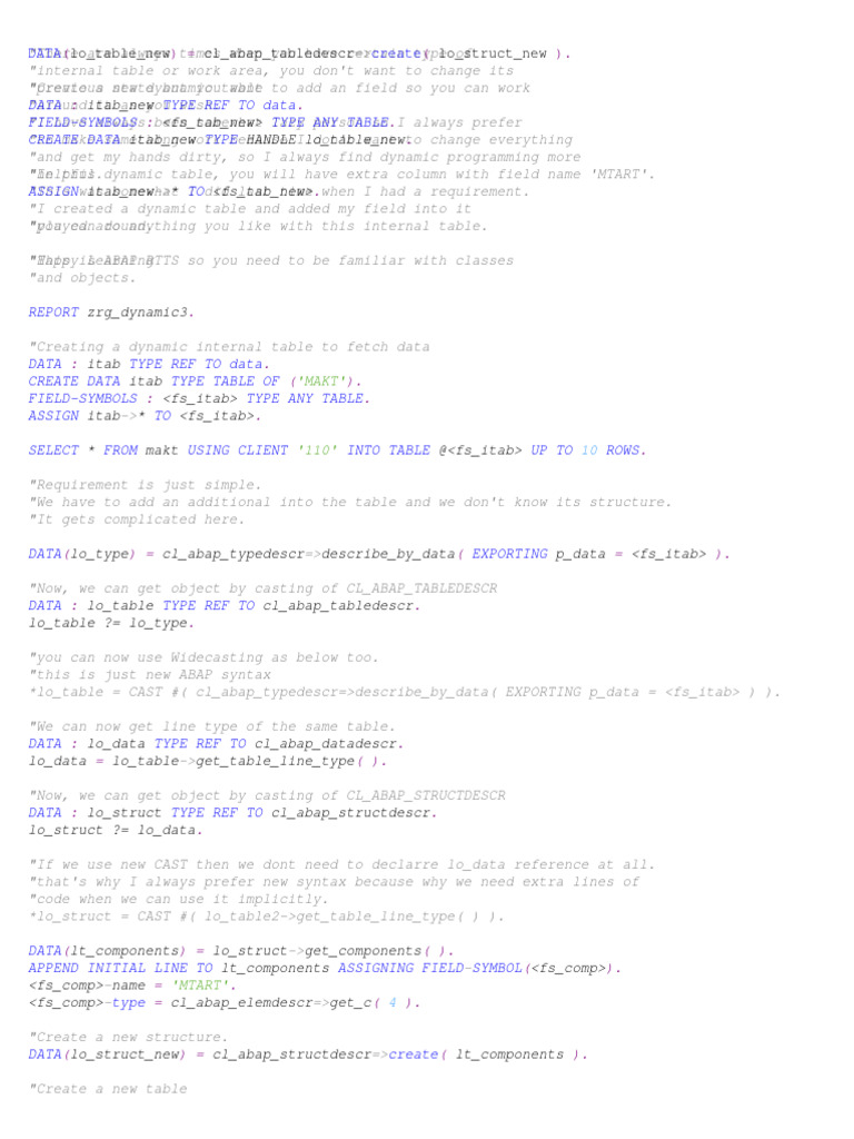 Dynamic Table Creation 1678324785 | PDF | Computer Programming | Software Engineering