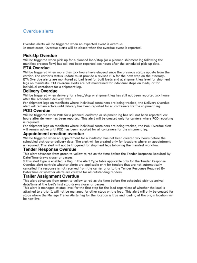 Predefined Alerts TM Help Reference | Download Free PDF | Computing ... Predefined Alerts TM Help Reference | Download Free PDF | Computing ...