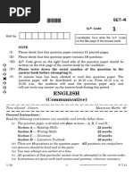 Class 9th Descriptive Paragraph Worksheet | PDF