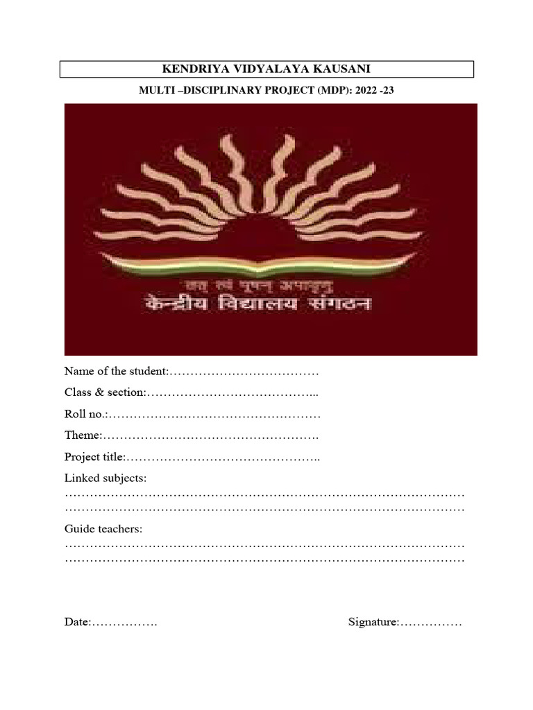 Class 3 MDP | PDF | Foods