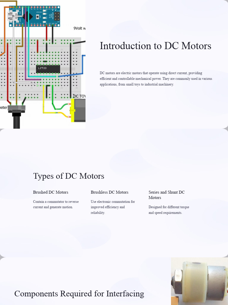 Microprocessor PP T | PDF | Electric Motor | Electronics