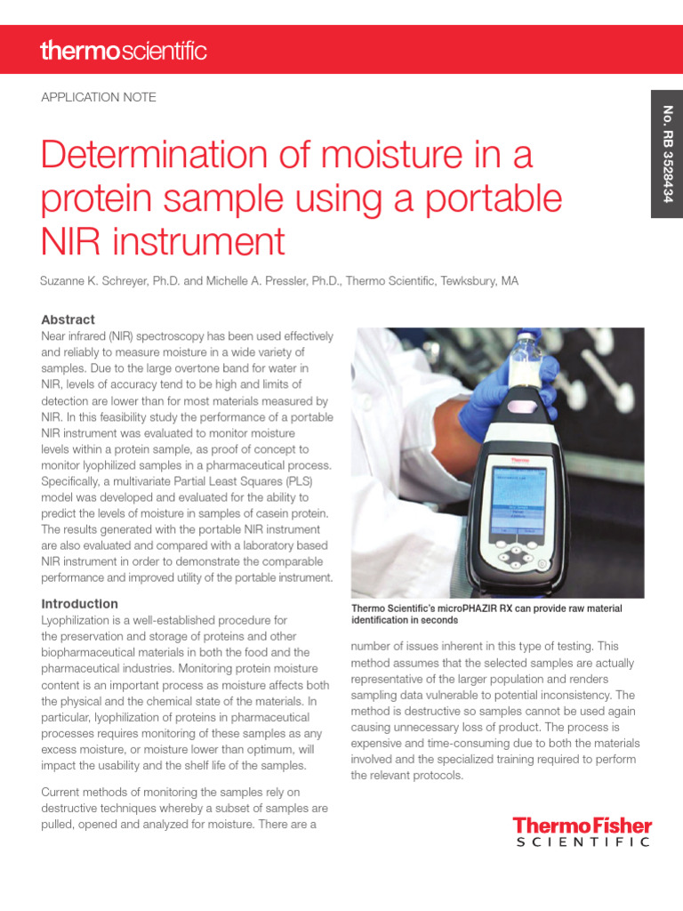 03 Application-Notes - Determination-Moisture-Protein-Sample-Using ...