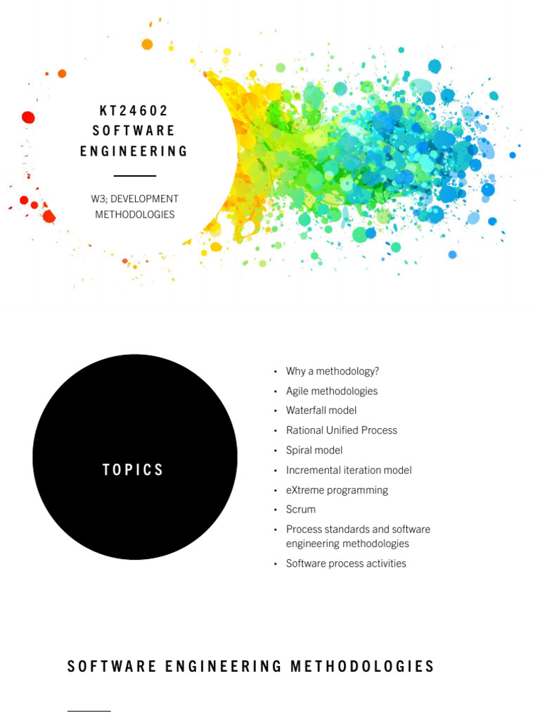 K T 2 4 6 0 2 Software Engineering: W3 Development Methodologies | PDF | Software Development ...